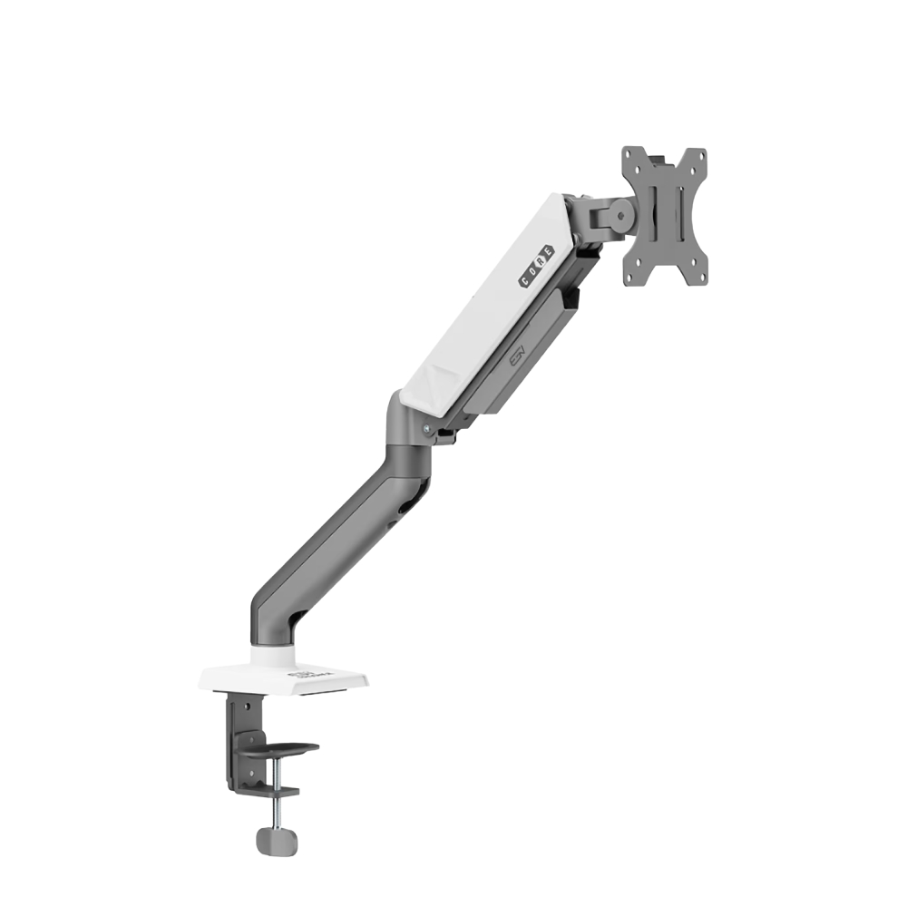 ERGONOZ Core Single Monitor Arm (EGN-CORE-S-G) Space Grey & White