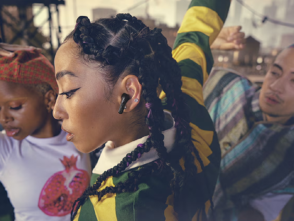 หูฟัง JBL Earbuds TWS Tune Flex 2 Ghost Black | Education Studio7