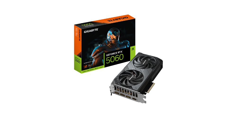 การ์ดจอ GIGABYTE GeForce RTX 5060 WINDFORCE OC 8G