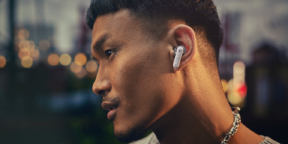 หูฟัง JBL In-Ear TWS Tune Beam 2 Ghost Mauve