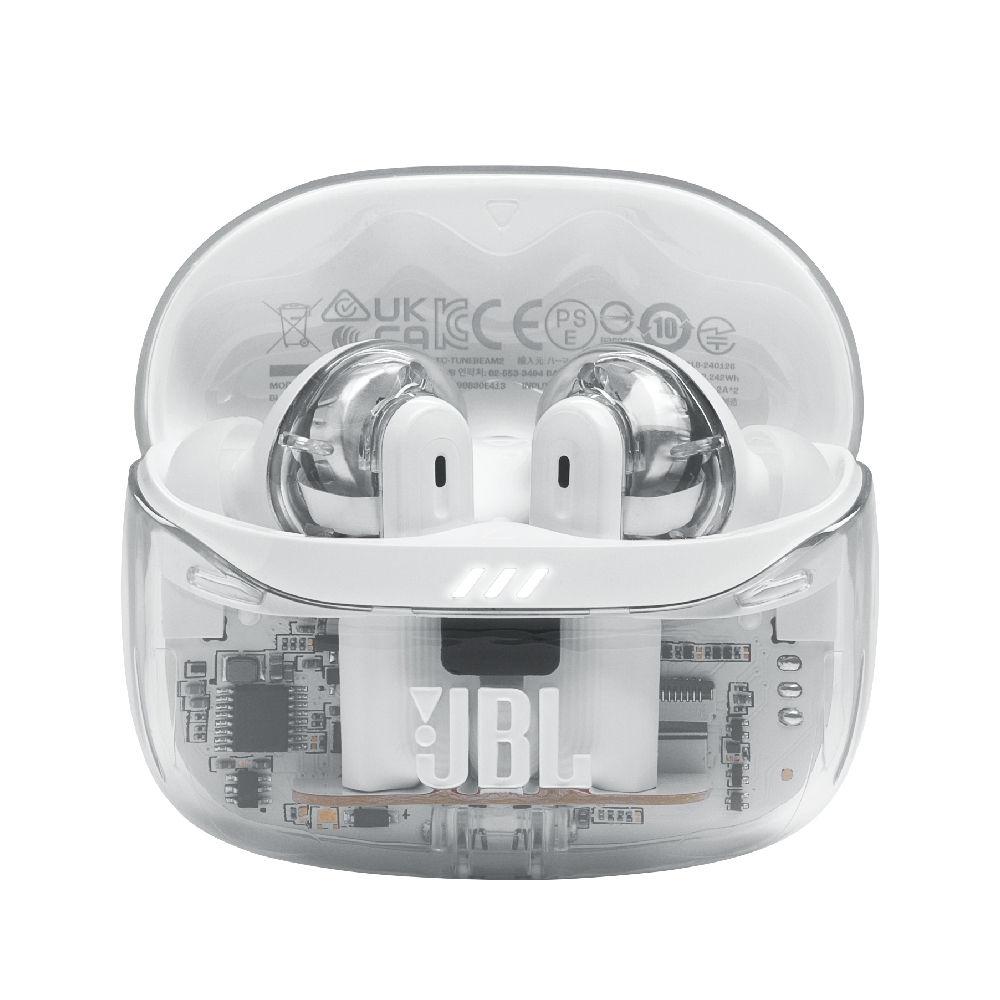 หูฟัง JBL In-Ear TWS Tune Beam 2 Ghost White
