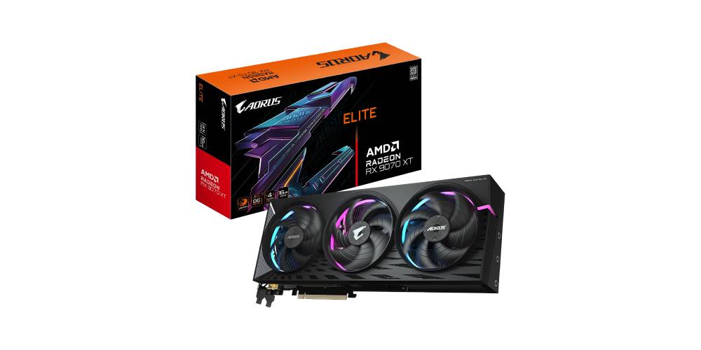 การ์ดจอ Gigabyte AORUS Radeon RX 9070 XT ELITE 16G