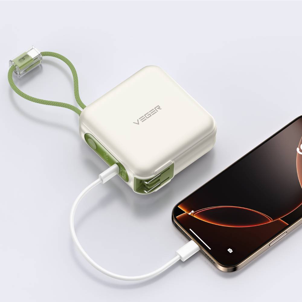 พาวเวอร์แบงค์ VEGER 15000 mAh VPC15-02PD Pro W1514 | Education Studio7