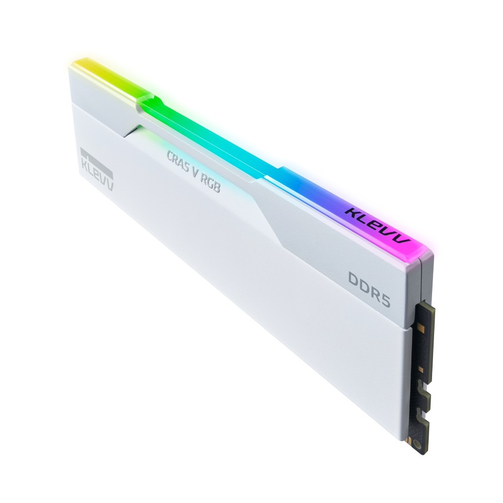 แรมพีซี Klevv Cras V RGB OC Gaming DDR5 64GB/6000MHz.CL30 (2x32GB) White