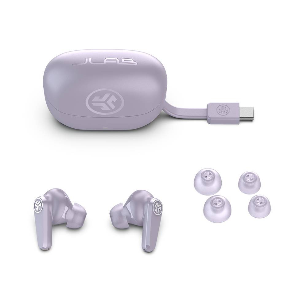 JLab In‑Ear Go Pods ANC Lilac หูฟังไร้สาย ตัดเสียงรบกวน