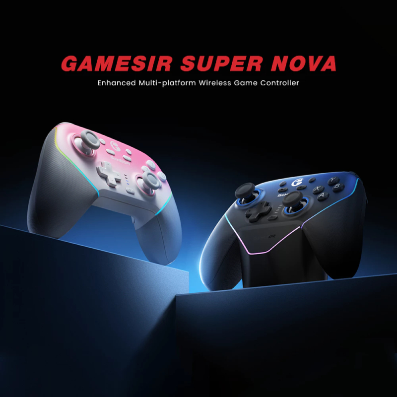 จอยคอนโทรลเลอร์ GameSir Super Nova Wireless Gamepad Pink | Education Studio7