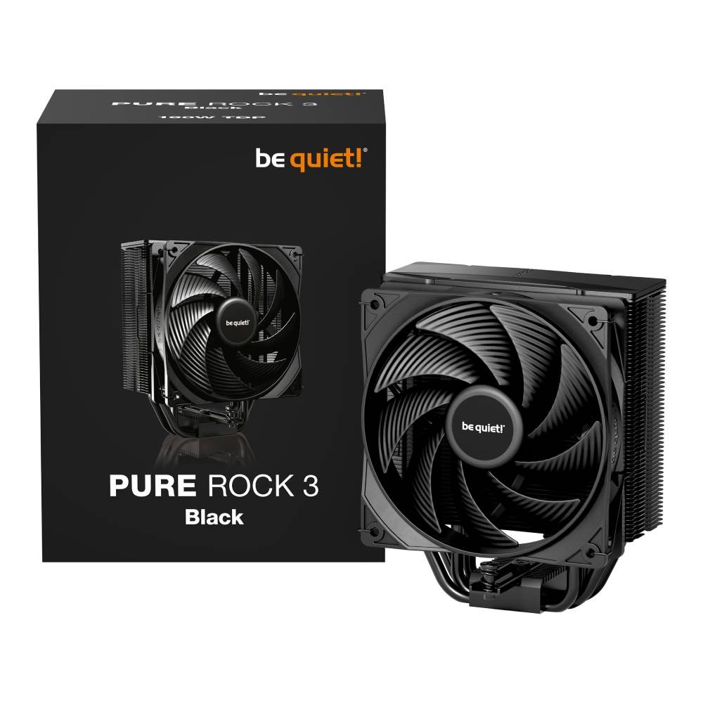 พัดลมซีพียู Be Quiet Pure Rock 3 CPU Cooler Black