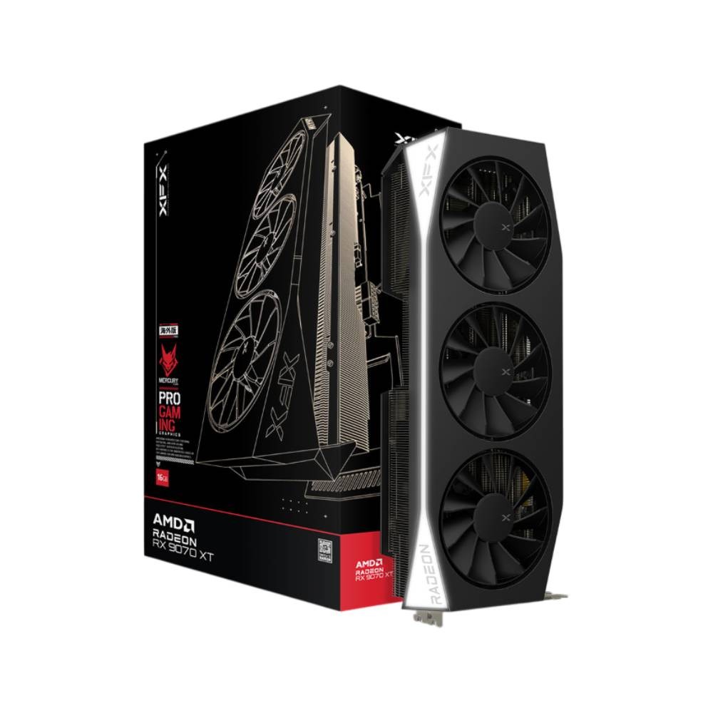 การ์ดจอ XFX Mercury AMD Radeon RX 9070 XT Gaming Edition 16G