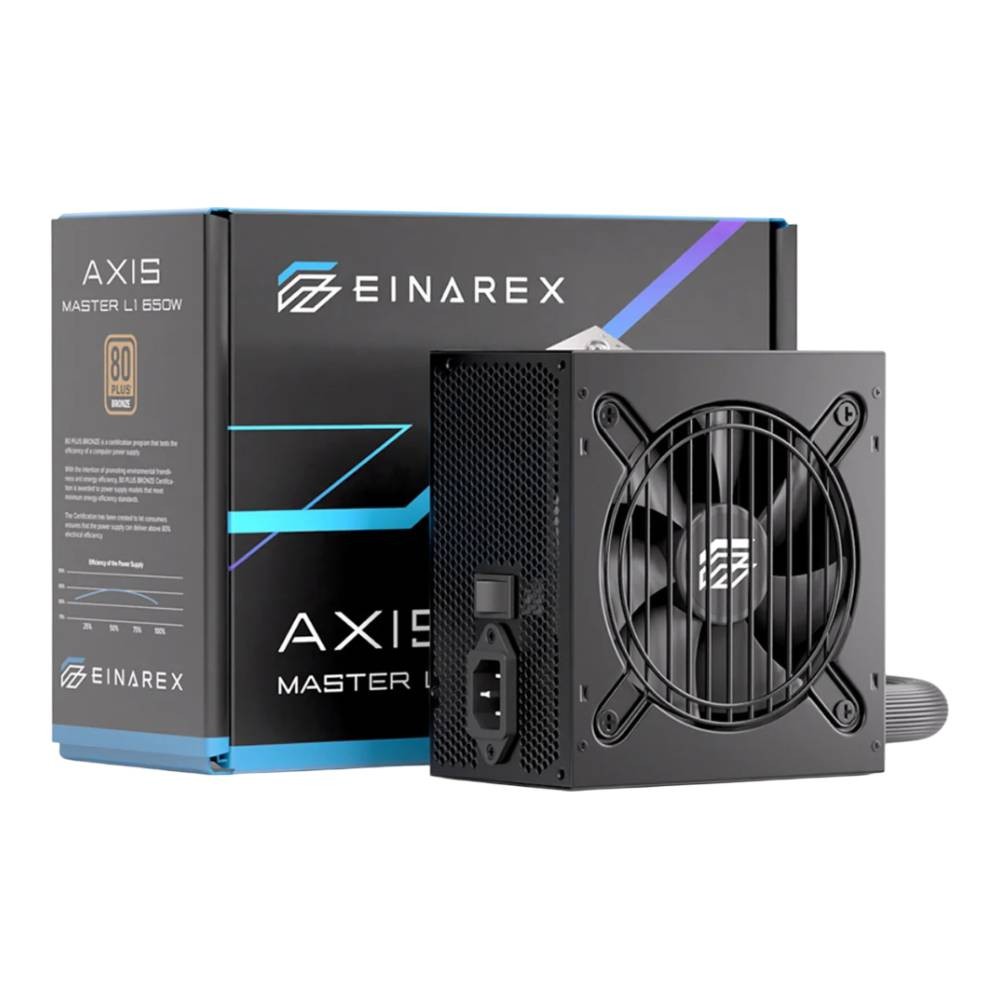 พาวเวอร์ซัพพลาย Einarex Axis Master L1 750W 80 Plus Bronze