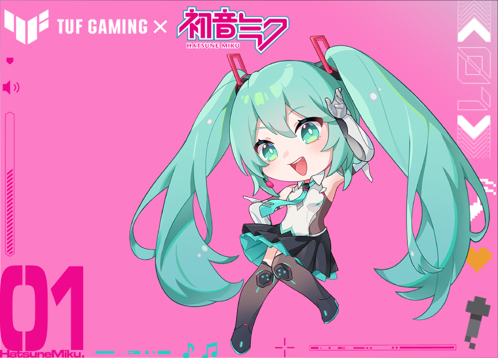 คีย์บอร์ดเกมมื่ง ASUS K3 Gen II Hatsune Miku Edition Blue Switch