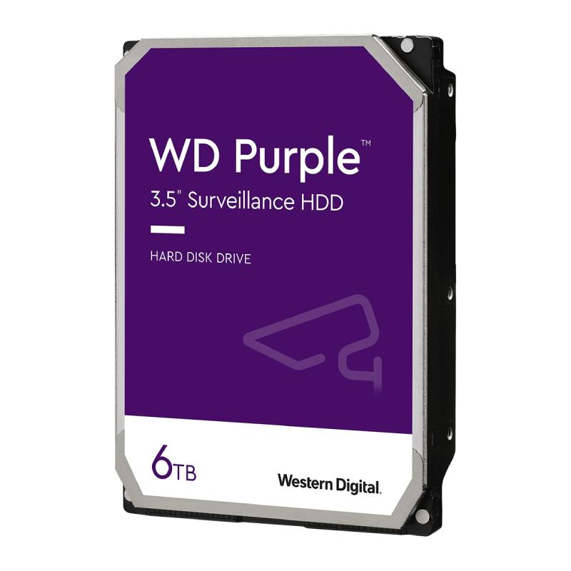 ฮาร์ดดิสก์ WD HDD 6TB 5640rpm 128MB Purple - 3 Year