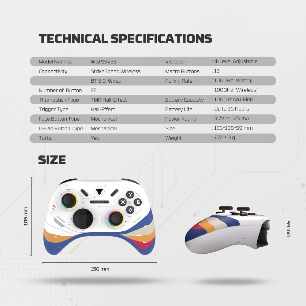 จอยคอนโทรลเลอร์ Fantech Gaming Wireless controller WGP15 V2S ...