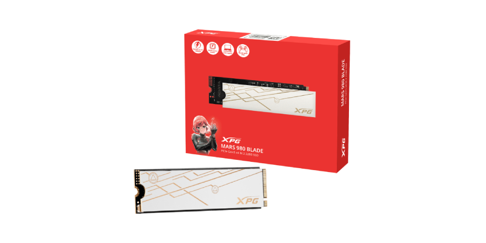 เอ็กซ์พีจี การ์ดเอสเอสดี 1TB Mars 980 Blade SSD M.2 PCIe Gen5 x4 ...