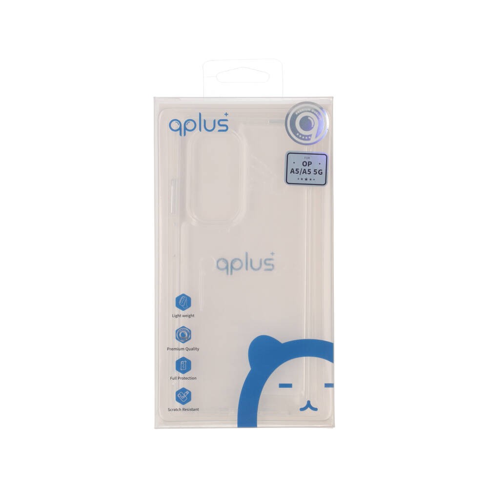 เคส QPLUS Oppo A5/A5 5G Candy Clear Transparent
