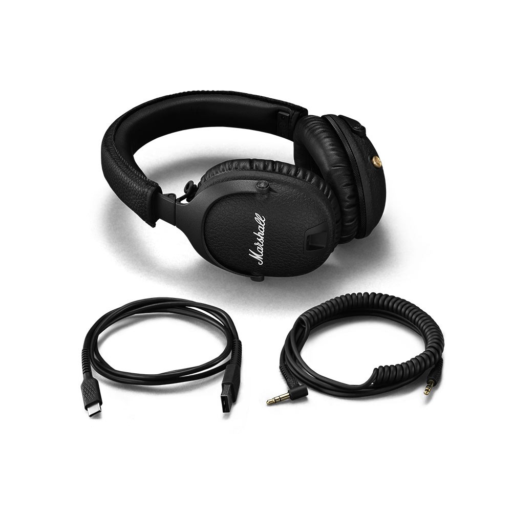 หูฟังไร้สาย Marshall Headphone with Mic. Wireless Monitor II A.N.C Black