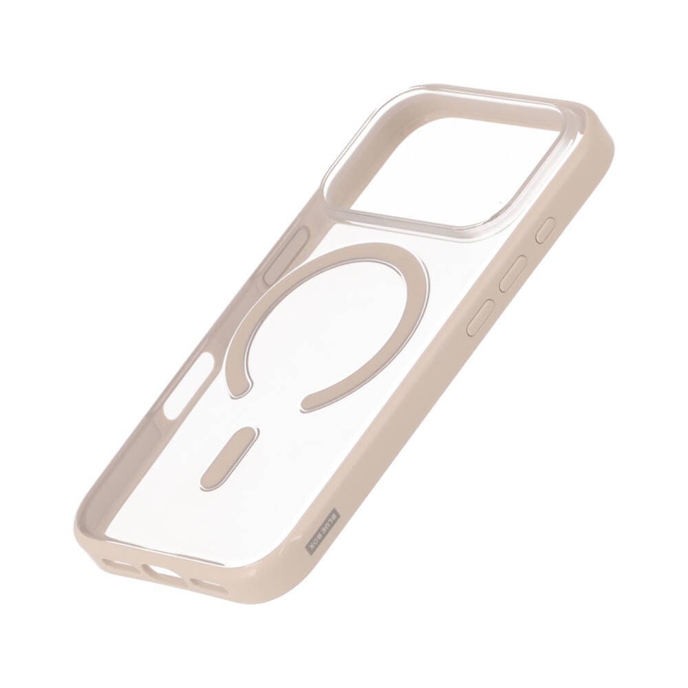 เคส Blue Box iPhone 17 Pro Beige Edge Magnetic มาพร้อม Griptok