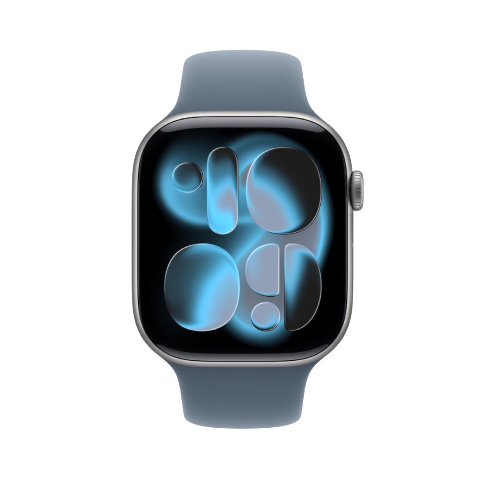 สาย Apple Watch แบบ Sport Band สีน้ำเงินแองเคอร์บลู 46 มม. ขนาด S/M