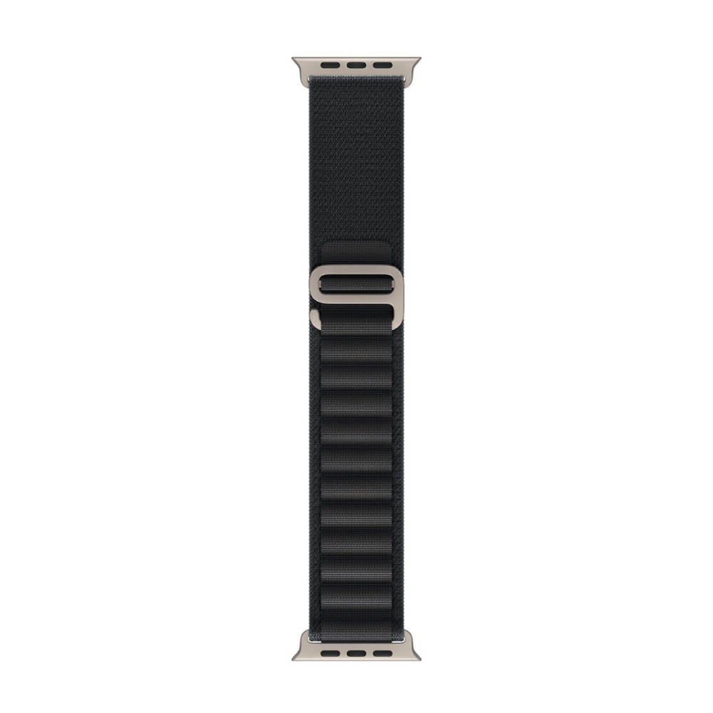 สาย Alpine Loop สี Black 49 มม. - Medium - Natural Titanium Finish