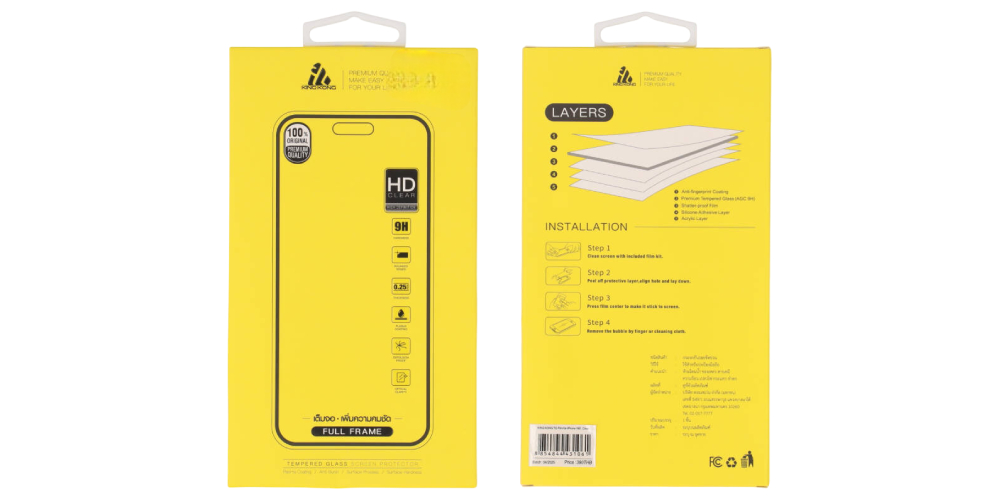 ฟิล์มกันรอย KING KONG iPhone 11 TG Ultra Clear | Education Studio7