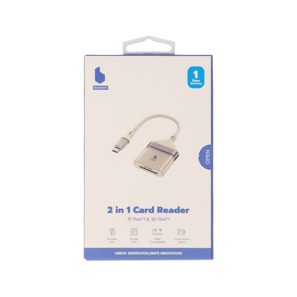 Blue Box Port Hub CoreLine USB-C Card Reader (SD/TF)