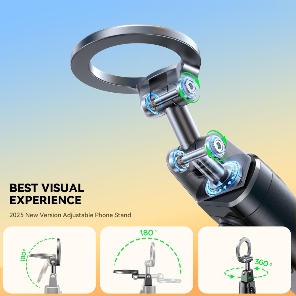 ไม้เซลฟี่ JOYROOM Magnetic Selfie Travel JR-ZS509 Black | Education Studio7