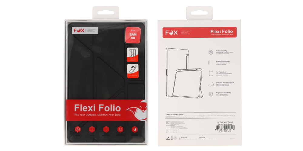 เคส Fox Samsung Galaxy Tab A9 Black