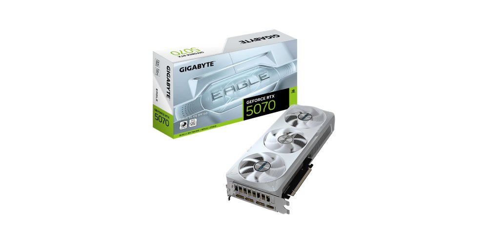 การ์ดจอ GIGABYTE GeForce RTX 5070 EAGLE OC ICE SFF 12G