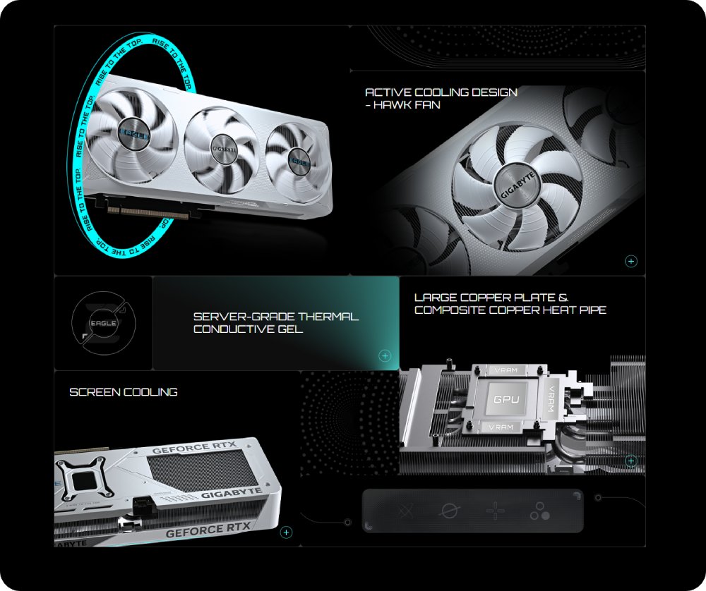 การ์ดจอ GIGABYTE GeForce RTX 5070 EAGLE OC ICE SFF 12G