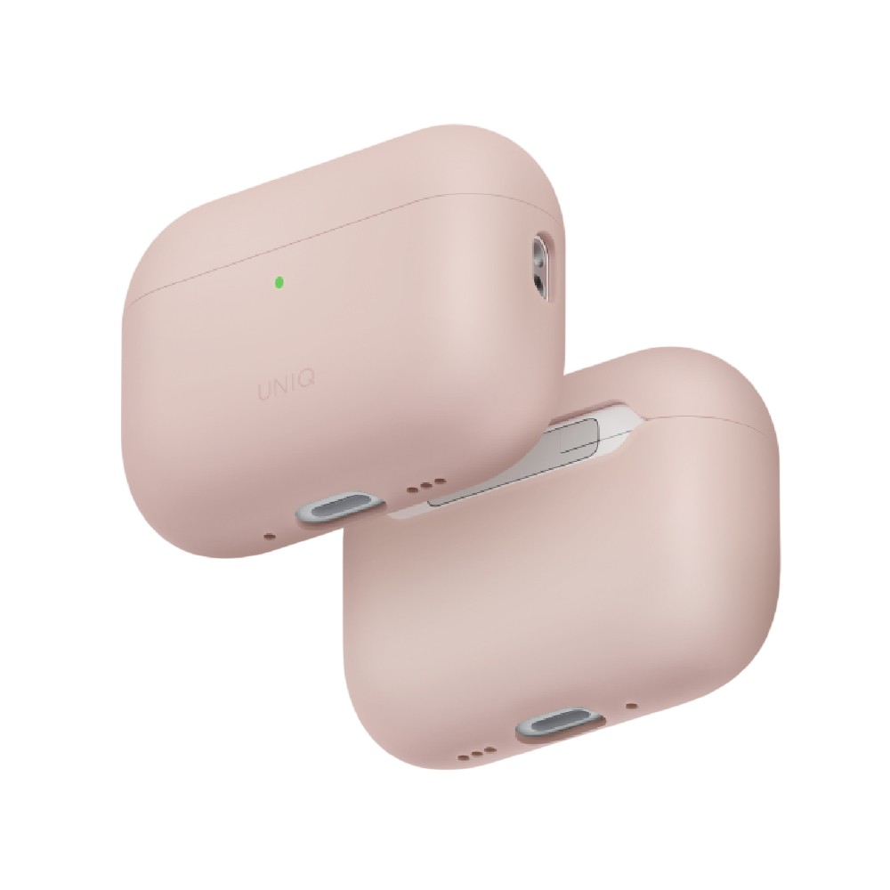 เคส Uniq AirPods Pro 3 Lino Silicone - Blush Pink ดีไซน์มินิมอล