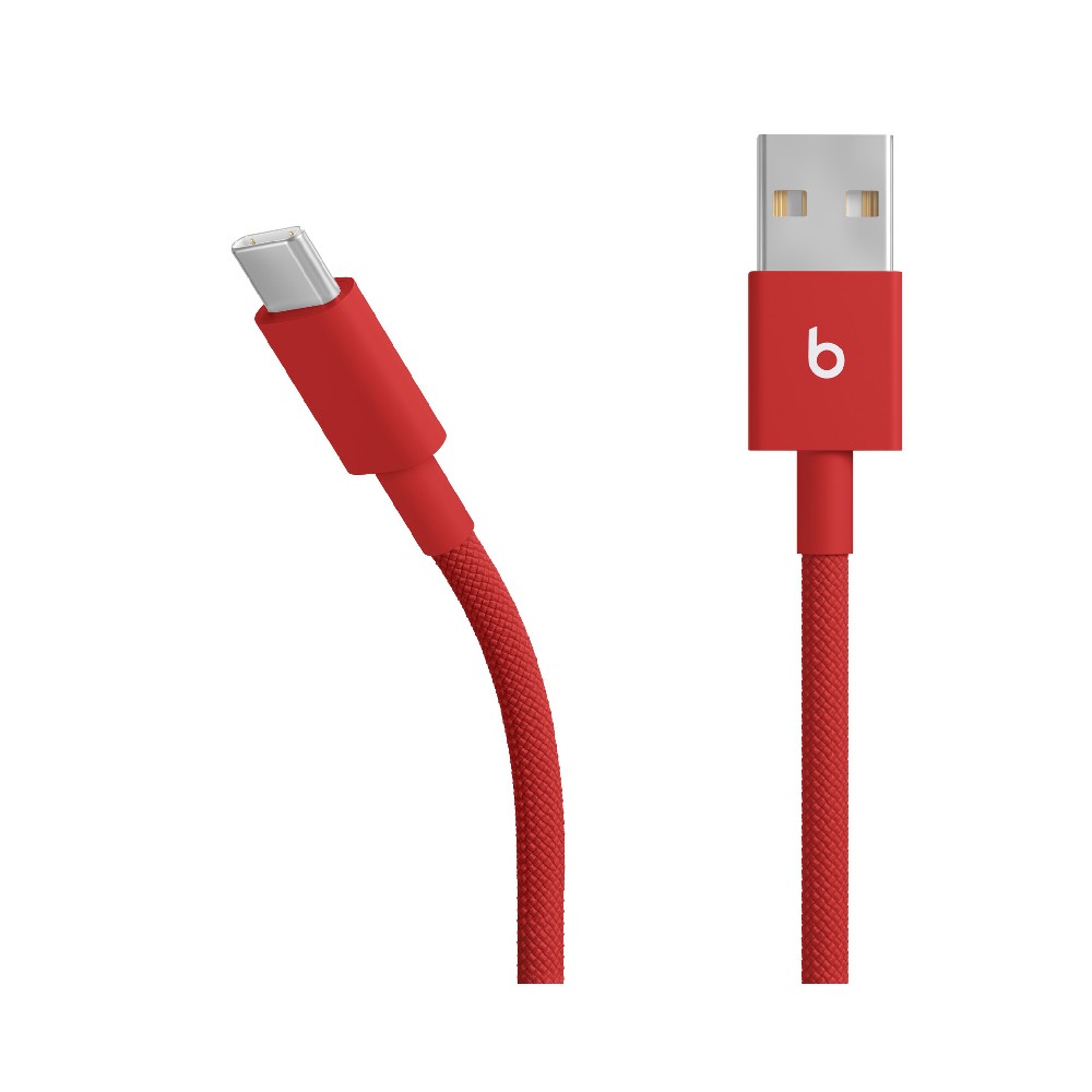สาย Beats แบบถัก USB-A to USB-C (1.5 ม.) – สี สีแดงแรพิดเรด
