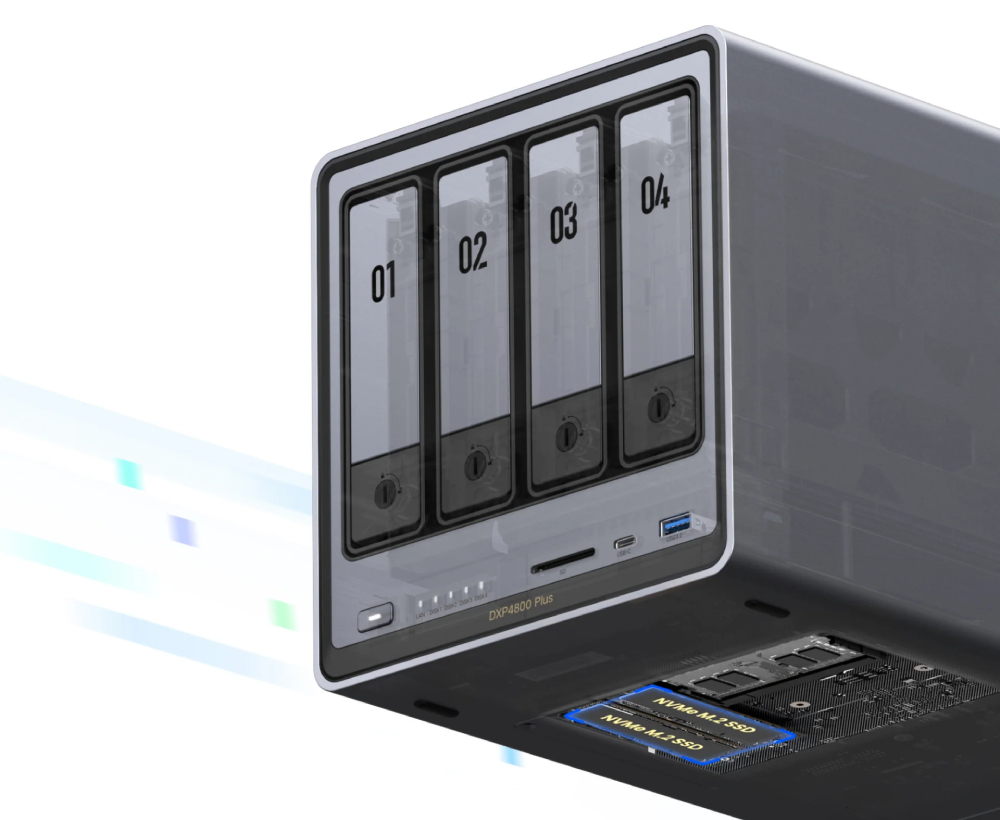 อุปกรณ์จัดเก็บข้อมูลบนเครือข่าย UGREEN NAS DXP4800 Plus | Education Studio7