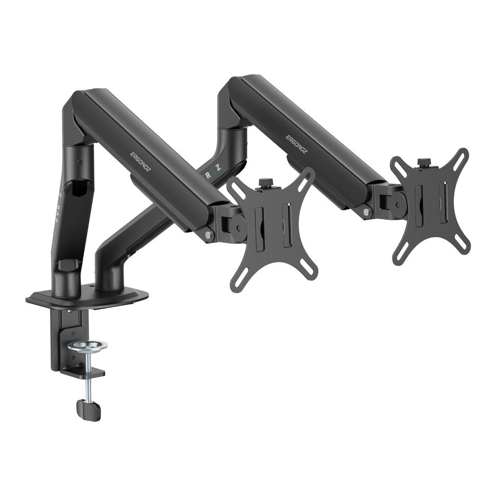 แขนจับจอมอนิเตอร์ ERGONOZ Dual Monitor Arm (EEZ-PYROZ-D-B)
