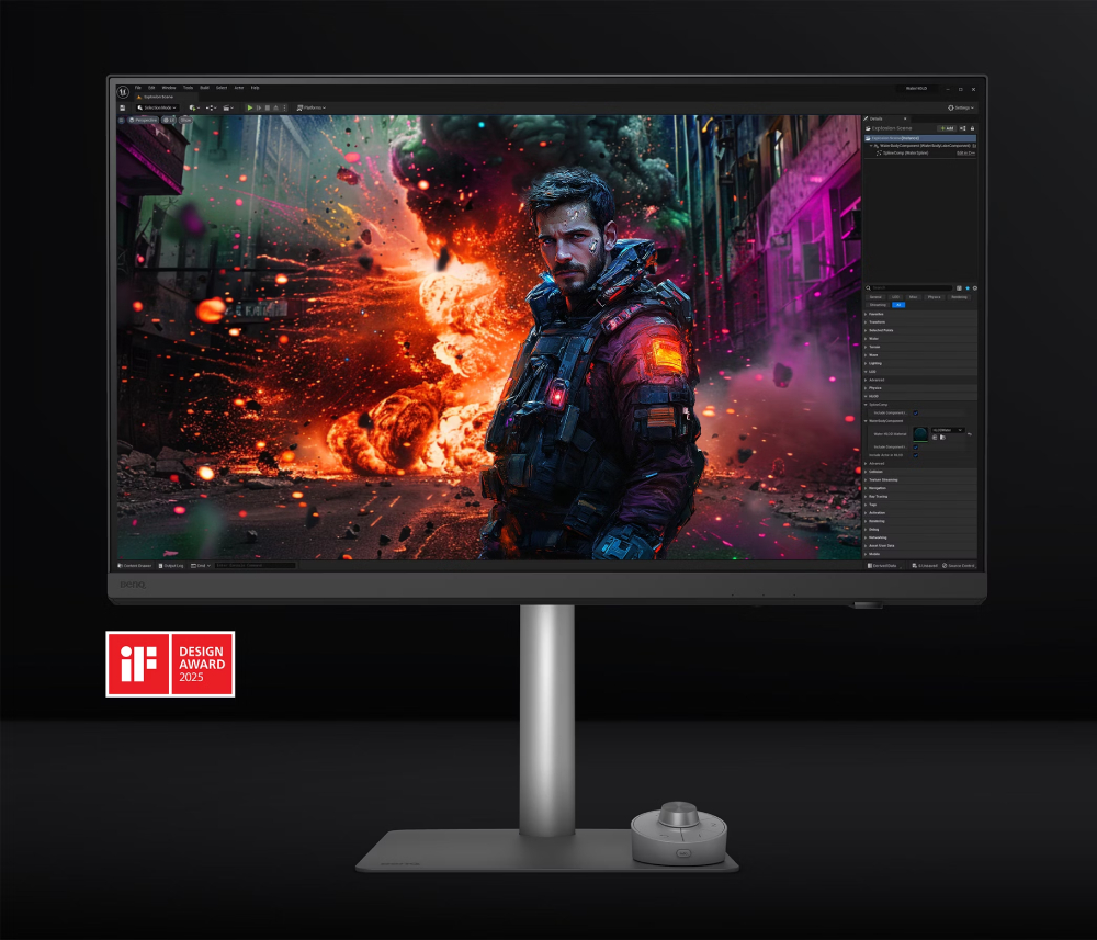 จอมอนิเตอร์ BENQ PD3226G (IPS 4K 144Hz Thunderbolt 4)