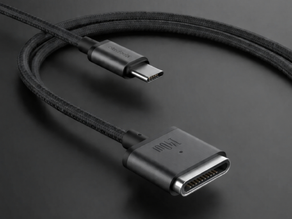 สายชาร์จ Mcdodo USB-C to Magnetic Cable 140W With LED 2M. Black (CA-147)