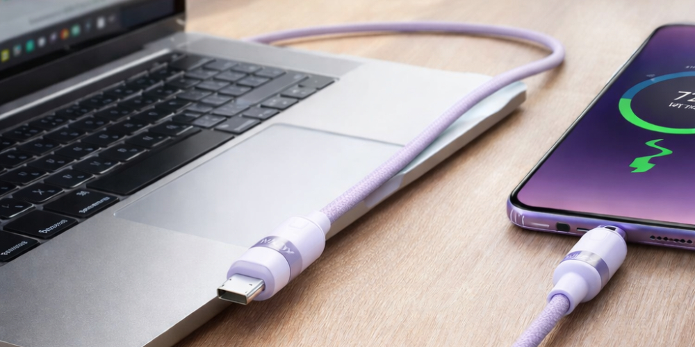 สายชาร์จ WHY USB-C to USB-C 60W Pixie 1.2M Purple (UC-4201C ...