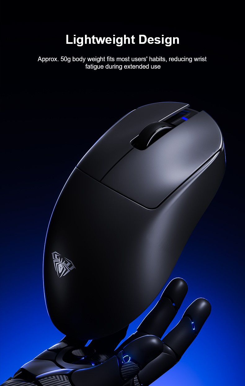 เมาส์เกมมิ่ง AULA SC900 Max Red 30,000 DPI 8000Hz Wireless