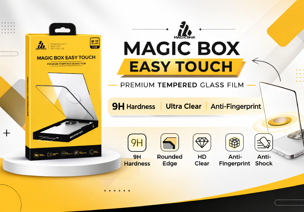 ฟิล์มกันรอย KING KONG iPhone 17 Pro Max Magic E-Touch Box