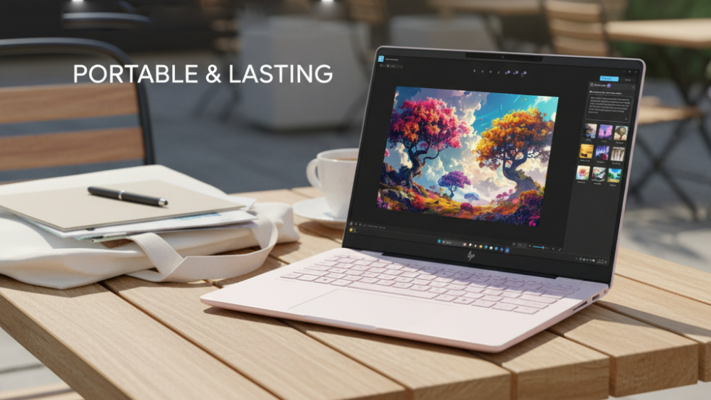 โน๊ตบุ๊ค HP OmniBook 7 AI 14-fr0063TU Pink