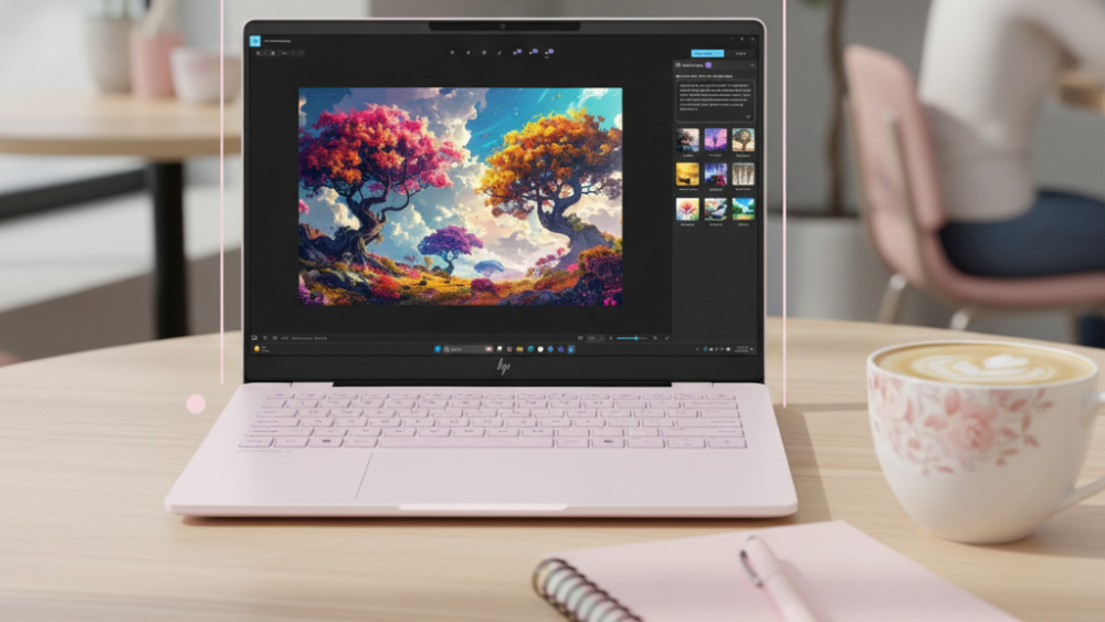 โน๊ตบุ๊ค HP OmniBook 7 AI 14-fr0063TU Pink