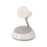 ที่ชาร์จไร้สาย Blue Box 3-in-1 Magnetic Qi2.0 AuraGlow White (BB-WS02)
