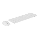 เมาส์และคีย์บอร์ด Rapoo Wireless Mouse + Keyboard 9350S Multi-mode White