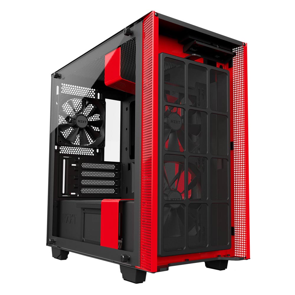 NZXT Computer Case H400 Black/Red