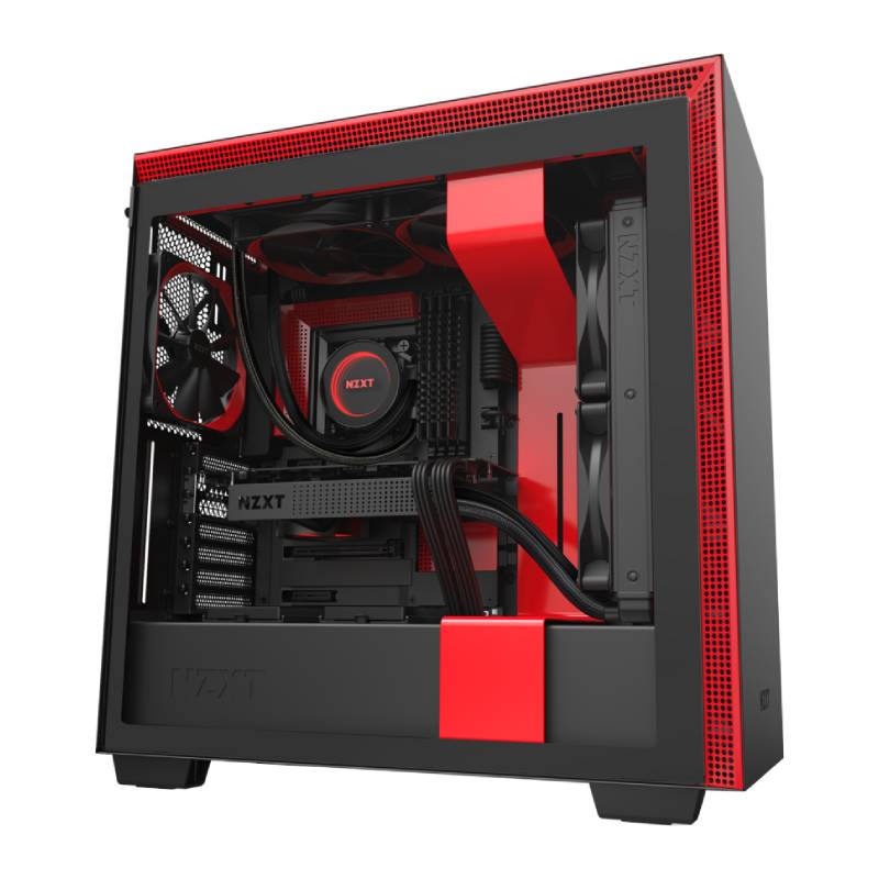 เคสคอมพิวเตอร์ NZXT Computer Case H710 Black/Red