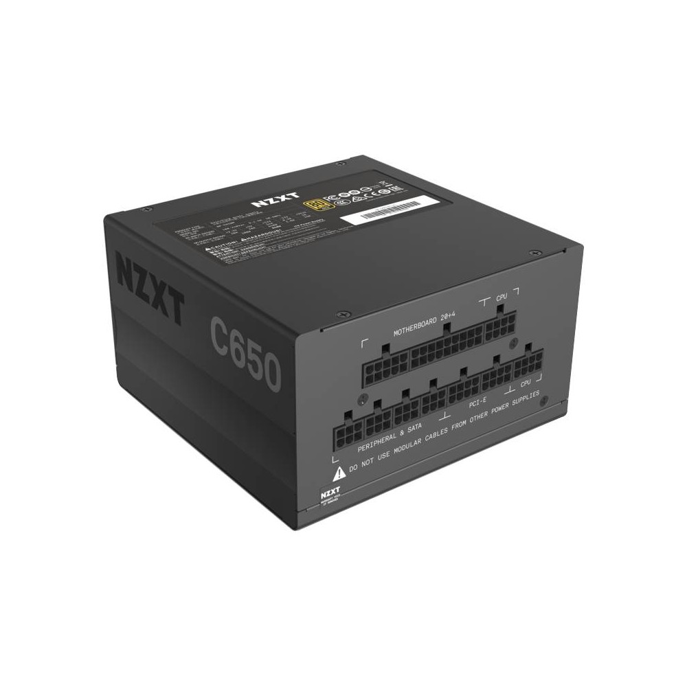 อุปกรณ์จ่ายไฟ NZXT Power Supply C650 650Watt 80 Plus Gold - 10 Year