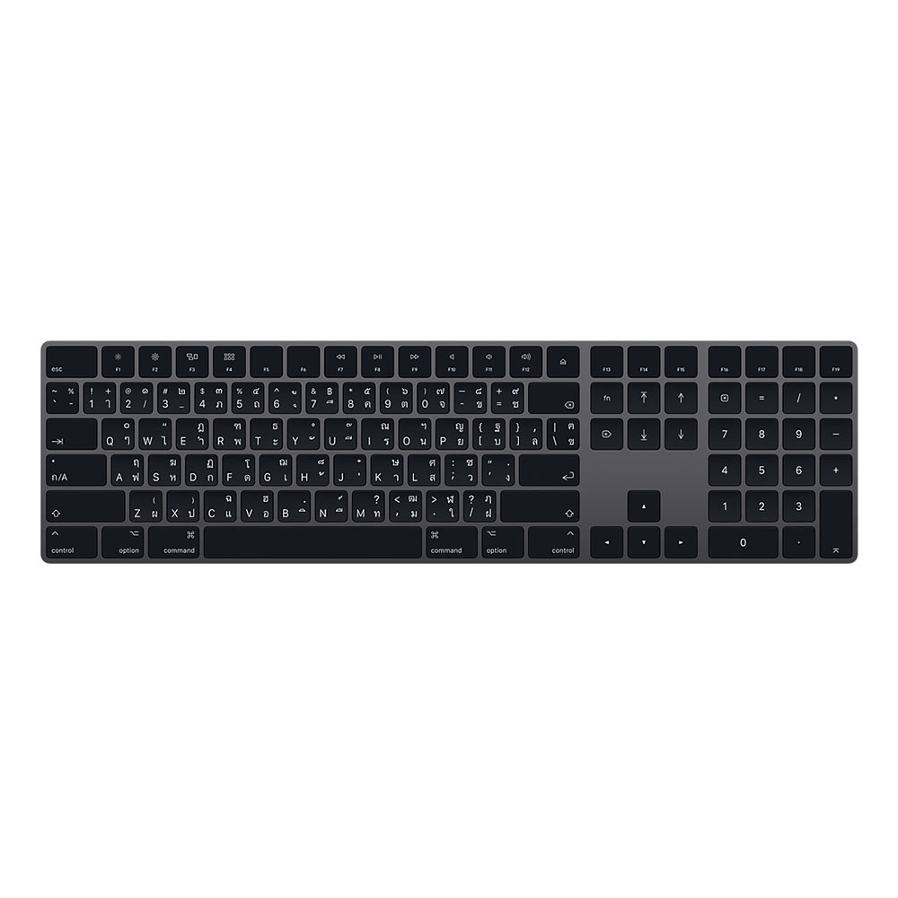 คีย์บอร์ดไร้สาย Apple Acc Magic Keyboard with Numeric Keypad - Thai ...
