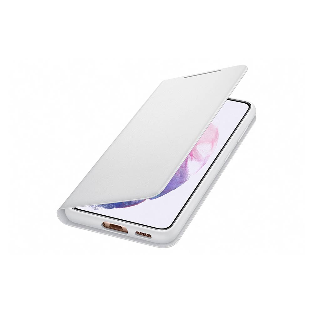 เคส Samsung Galaxy S21 Ultra Case LED View Light Gray