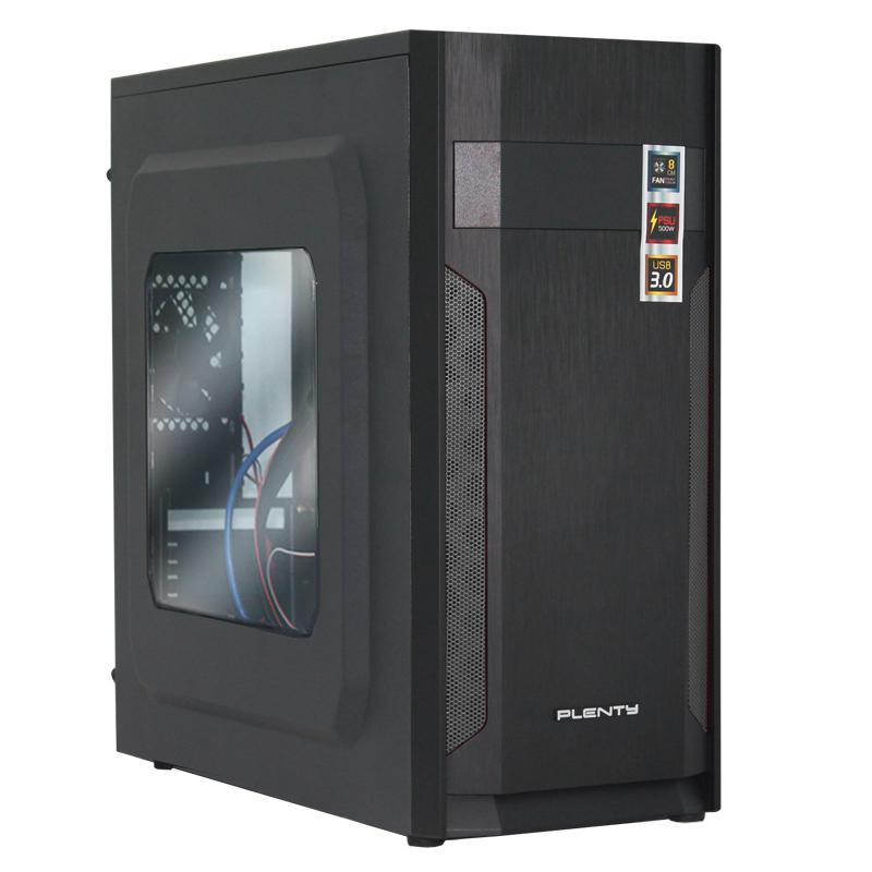 Plenty Computer Case Zensa ZS30 Black/Black (ZS30-KBK)
