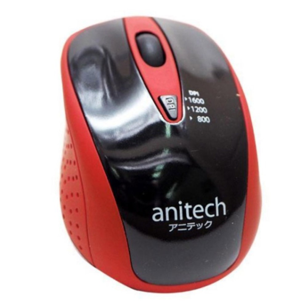 เม้าส์ไร้สาย Anitech W214 - Red