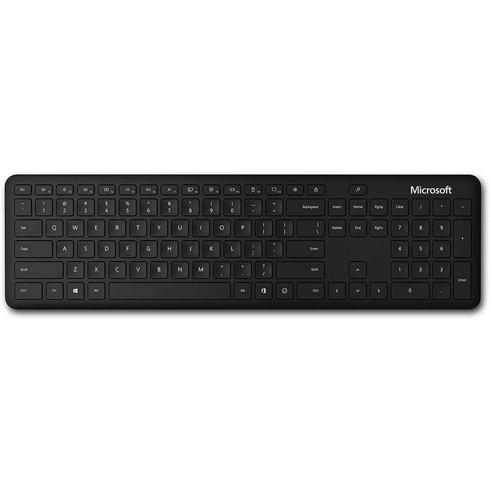 คีย์บอร์ดไร้สาย Microsoft Bluetooth Keyboard - Black