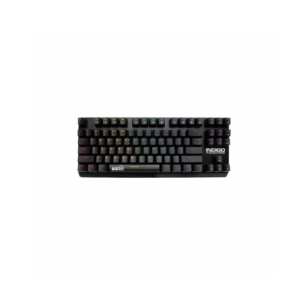 Signo Gaming Keyboard INDIGO KB-718 MINI RGB Mechanical Blue Switches ...